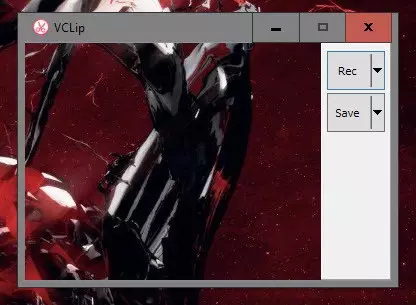 VCLip je jednostavan za korištenje desktop screen recorder