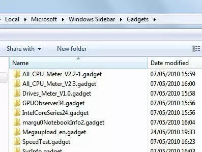 Come disinstallare i gadget in Windows 7