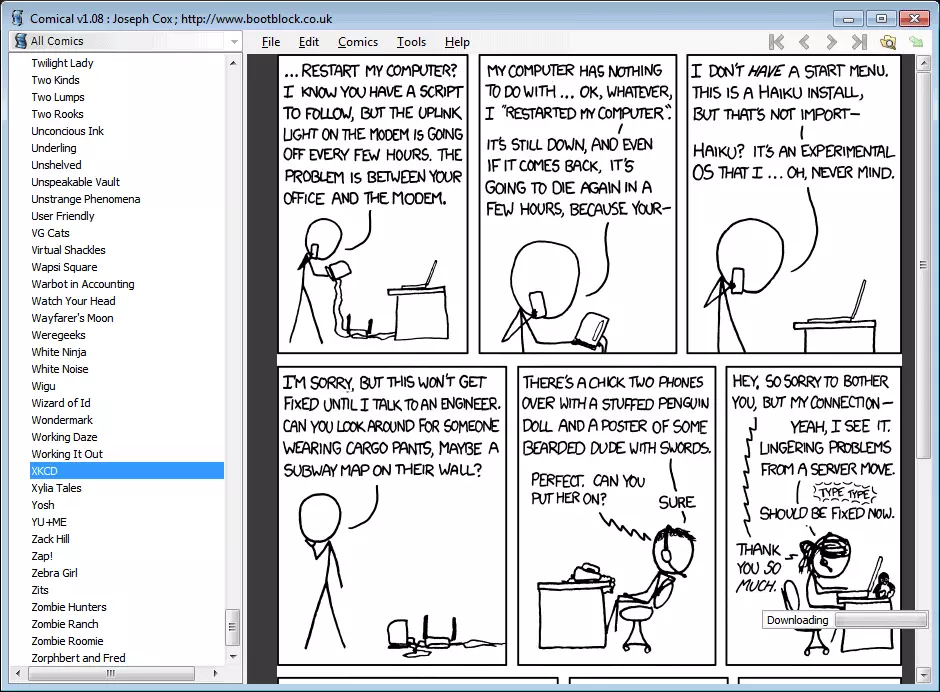 Comical, Web Comic Reader, Downloader