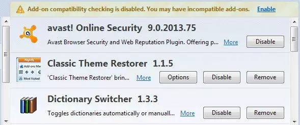 pag-uninstall ng avast online security