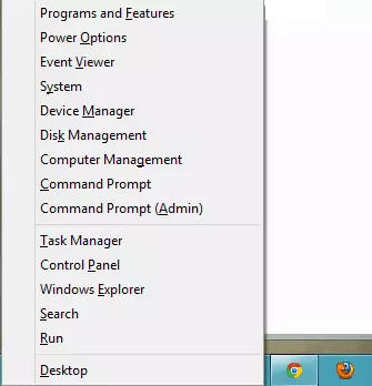 Edit menu Win-X dalam Windows 8 dan 10