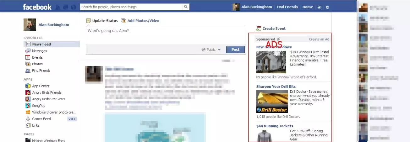 Elimina los anuncios de Facebook en Chrome y Firefox