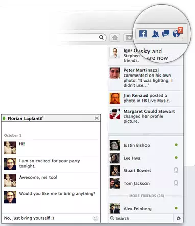 firefox โซเชียล api facebook messenger