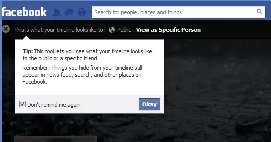 facebook timeline