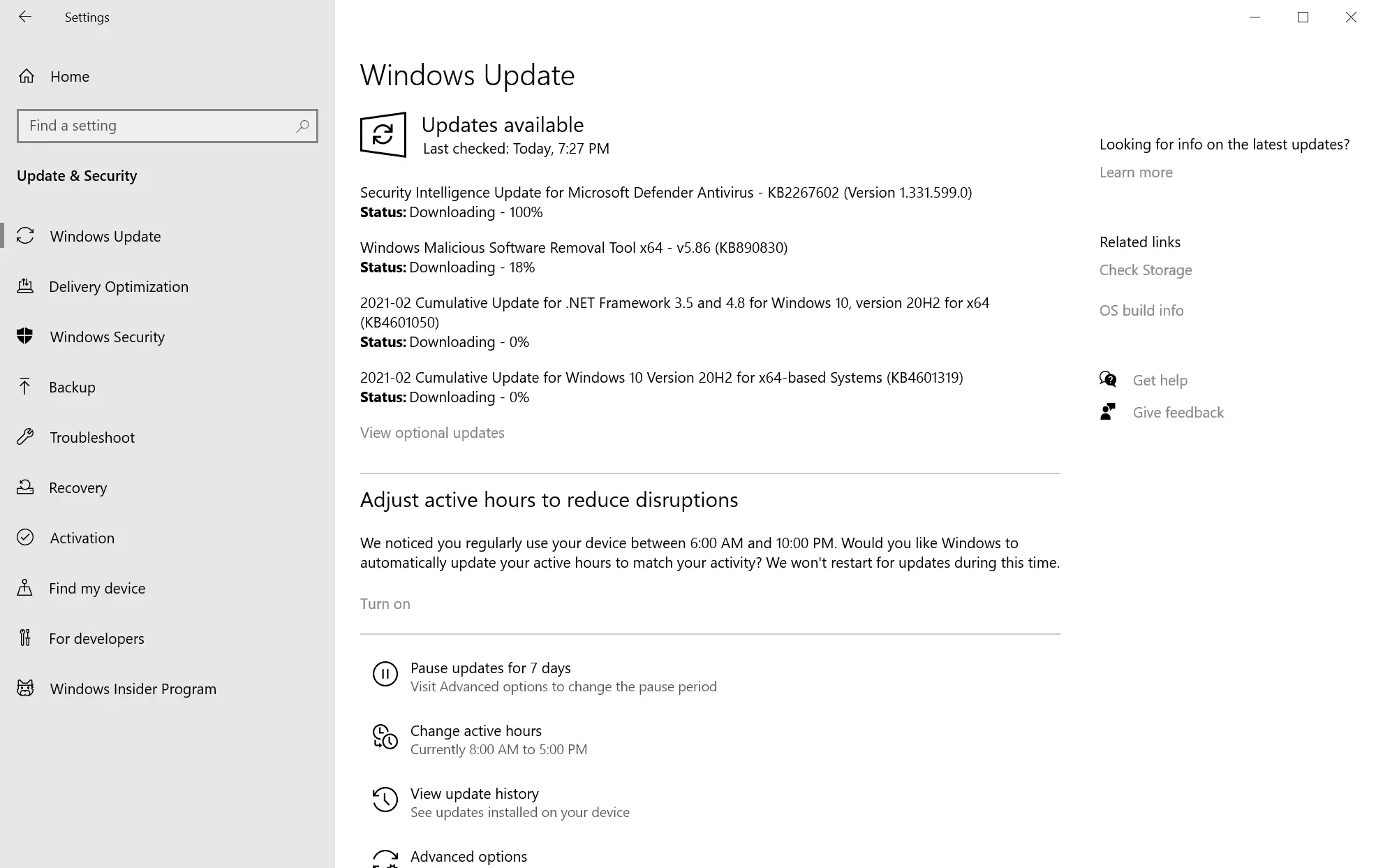 Microsoft Windows sikkerhedsopdateringer februar 2021