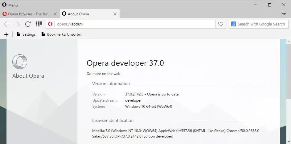 Opera 36 akan menjadi yang terakhir untuk Windows XP dan Vista