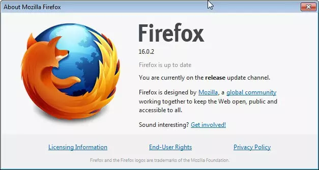 फ़ायरफ़ॉक्स 16.0.2