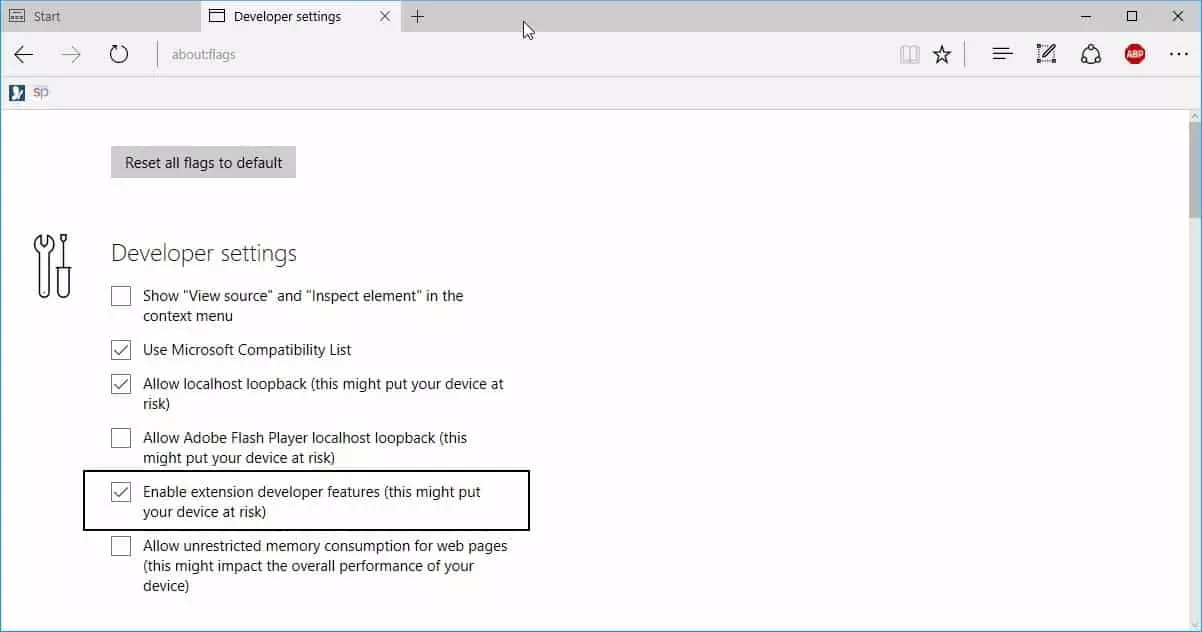 Microsoft Edge: żvela preferenzi moħbija dwar about:flags