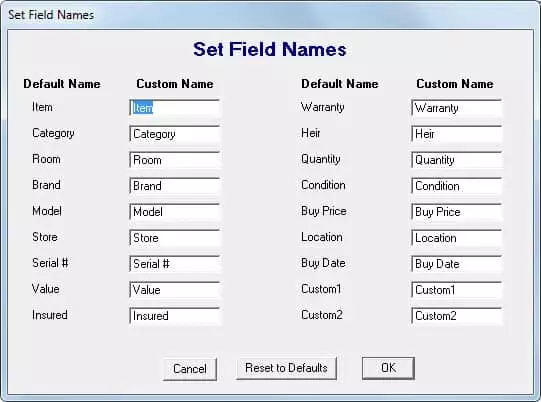 software de control al inventarului la domiciliu