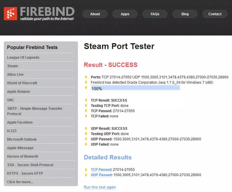 Firebind est un scanner de chemin basé sur Internet