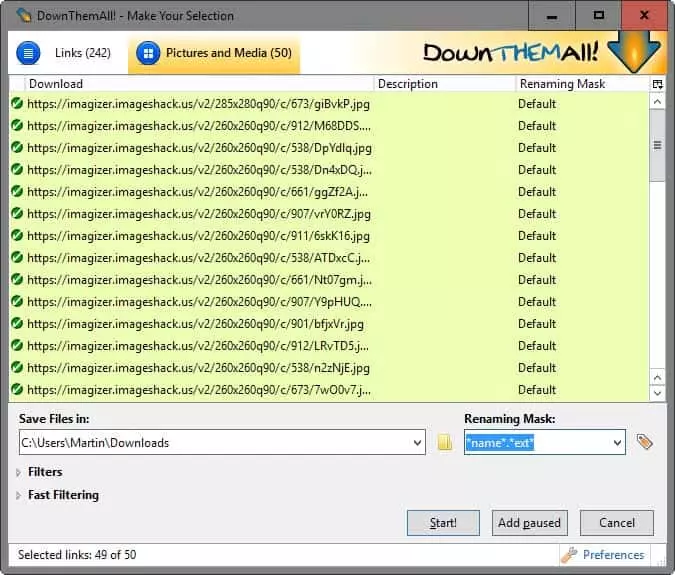 downthemall imagehack