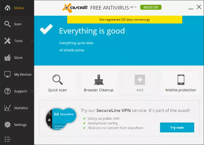 Avast free antivirus 2014