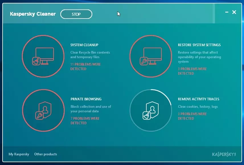 kaspersky środek czyszczący do komputera