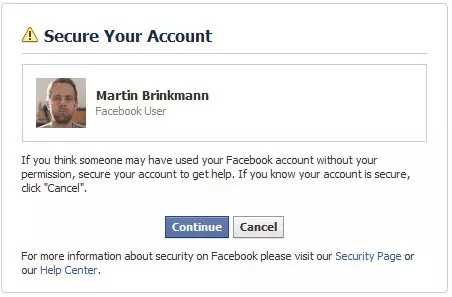 သင့် facebook အကောင့်ကို လုံခြုံအောင်ထားပါ။
