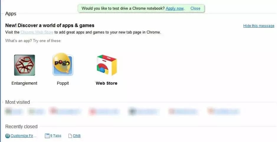 Cara Menghapus Elemen Dari Halaman Tab Baru Google Chrome