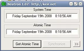 Desktop Atomic Clock Software