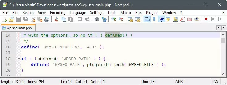 php սահմանում է հաստատուն