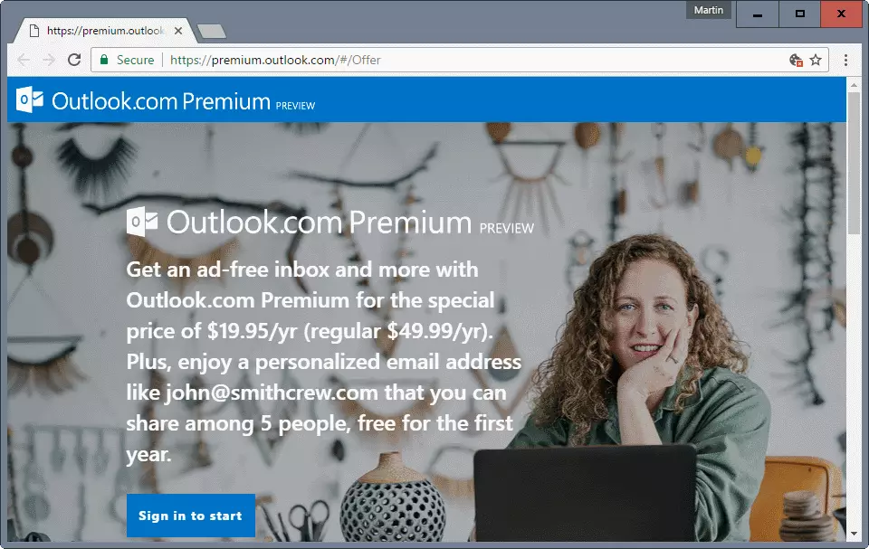 outlook.com premium