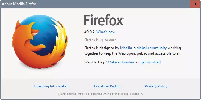 Firefox 49.0.2 soti