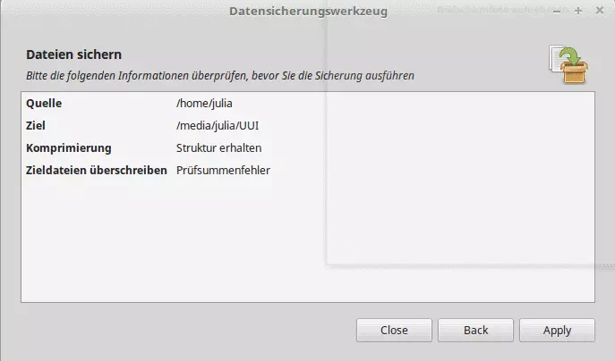 linux mint rugsteun