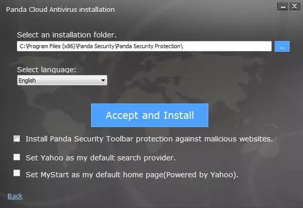 Instalación gratuita de antivirus panda cloud