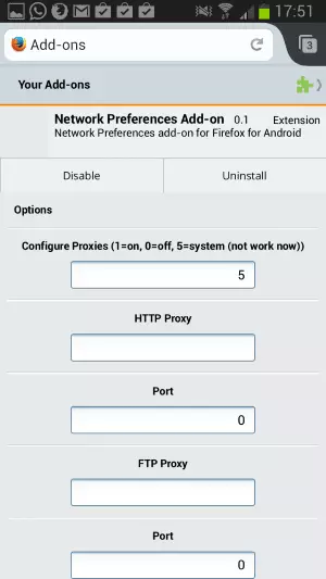 firefox mobile proxy marongero