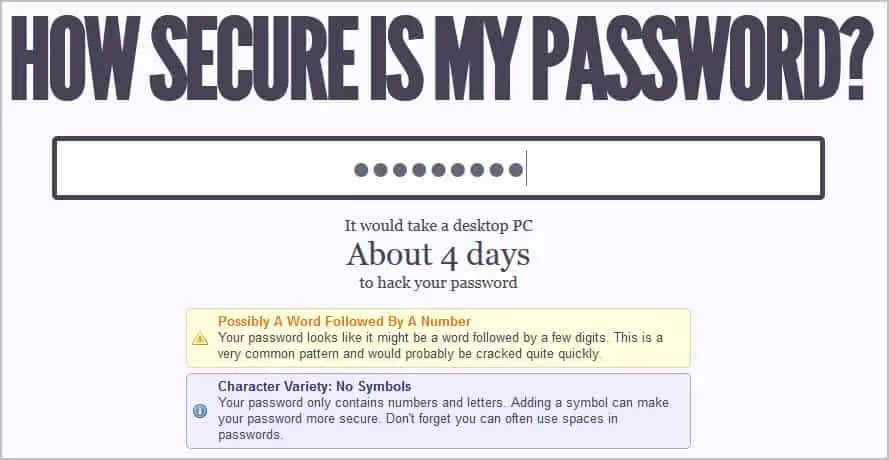 ಪಾಸ್ವರ್ಡ್ ಅನ್ನು ಹ್ಯಾಕ್ ಮಾಡಲು ಎಷ್ಟು ಸಮಯ ತೆಗೆದುಕೊಳ್ಳುತ್ತದೆ