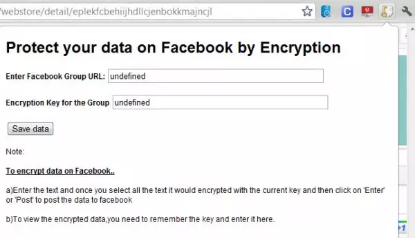 encryption facebook