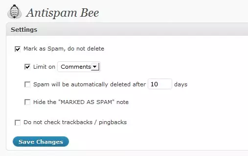 Безкоштовний плагін для захисту від спаму Antispam Bee для WordPress