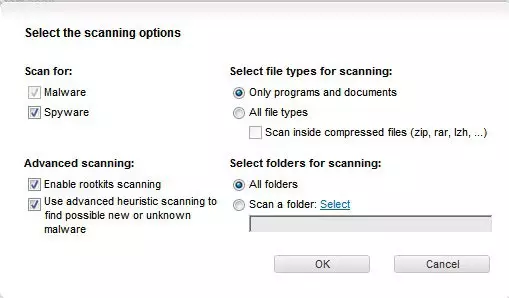 F-Secure Online Scanner Scan System ho an'ny malware