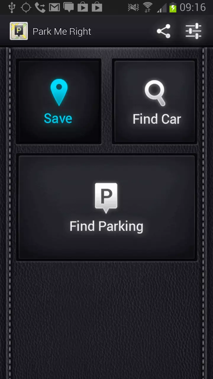 Park me Right para Android: nunca máis esquezas onde aparcaches o teu coche