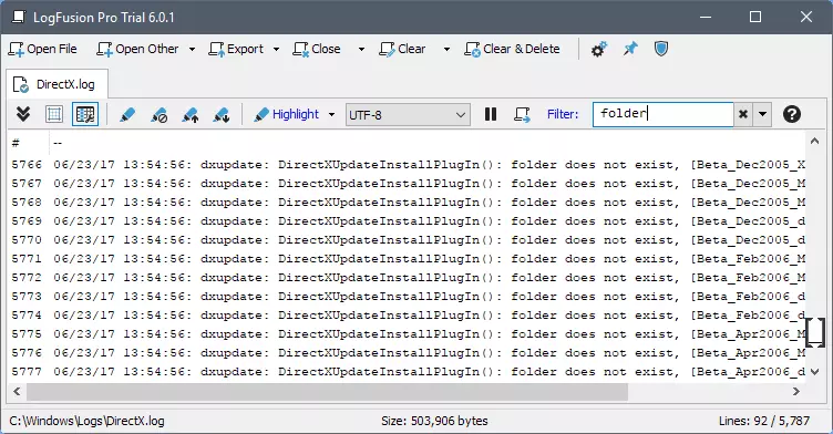 LogFusion: yemahara realtime log yekutarisa yeWindows