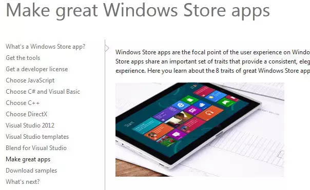 applications du magasin Windows