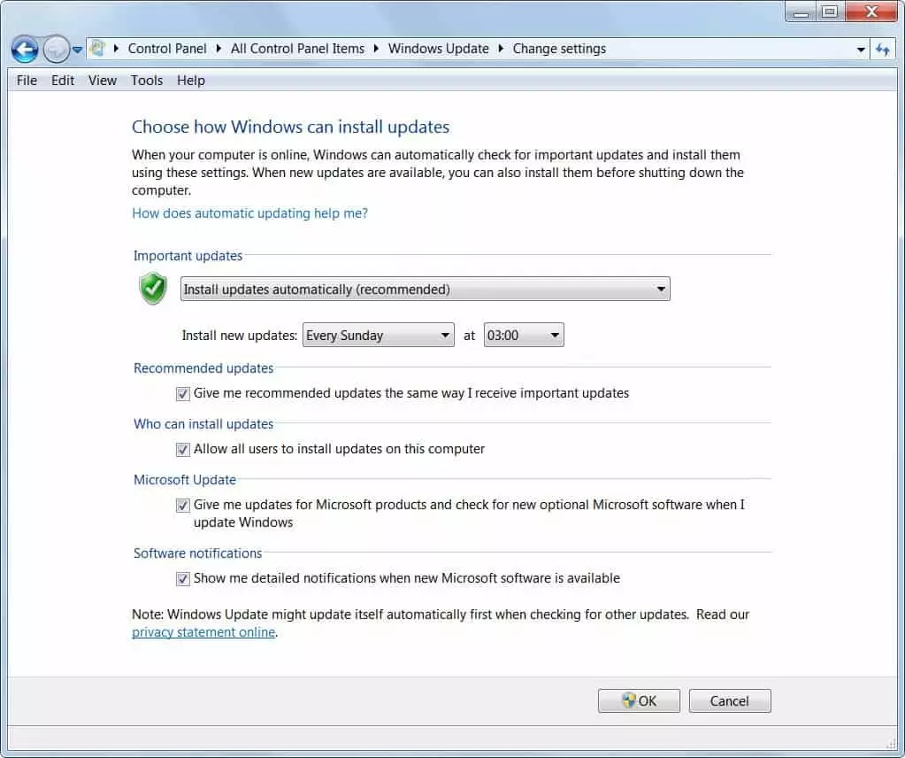 Comment configurer la mise à jour de Windows