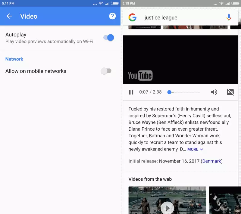 google app autoplay