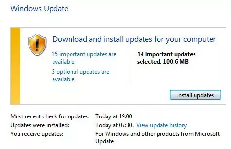 Windows atnaujinimai 2013 m. sausio mėn