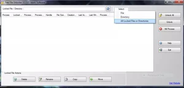 استخدام Free File Unlocker لتحرير الملفات والمجلدات المؤمنة بنظام التشغيل