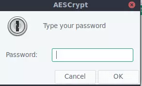 AES Crypt lösenord