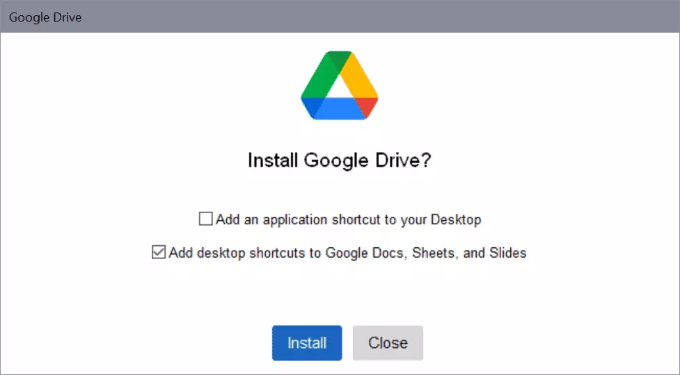 google drive kwa desktop