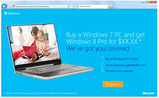 Rumor: l'aggiornamento a Windows 8 costa $ 14,99, inizia il 2 giugno 7026_1