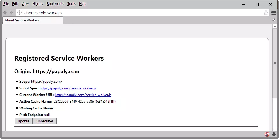 Behear Service Workers yn Firefox en Chrome