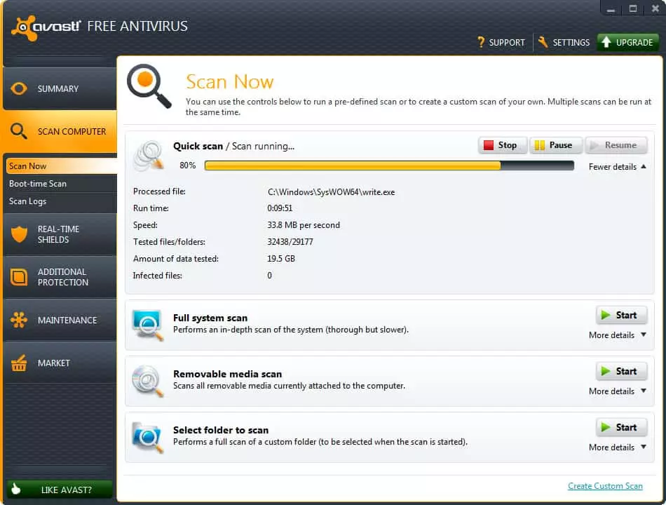 Avast Free Antivirus 7 Fa'ai'u Fa'amuta