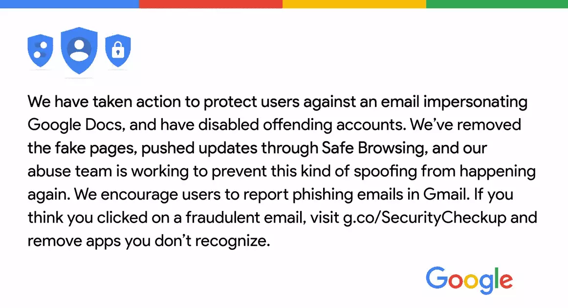 google phishing