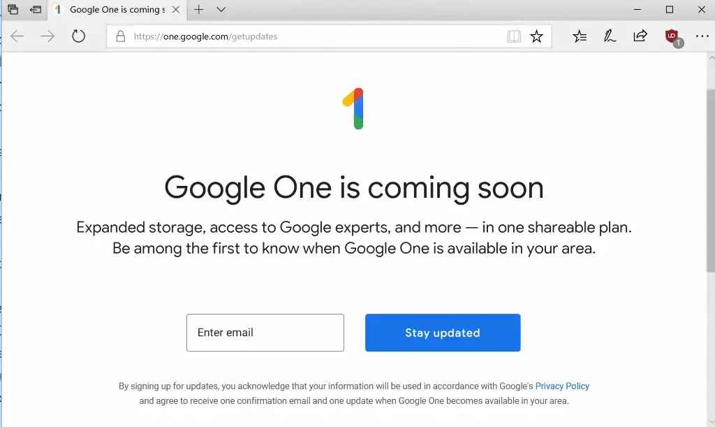 Perubahan Google Drive: Google One dan harga turun