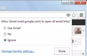 адкрыць gmail у хром