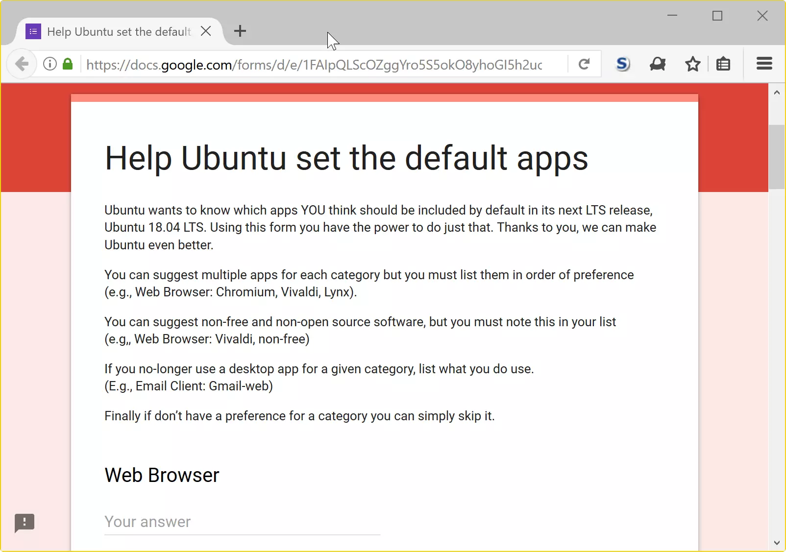 ubuntu numatytosios programos