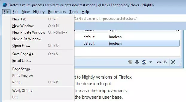firefox multi-system architecture