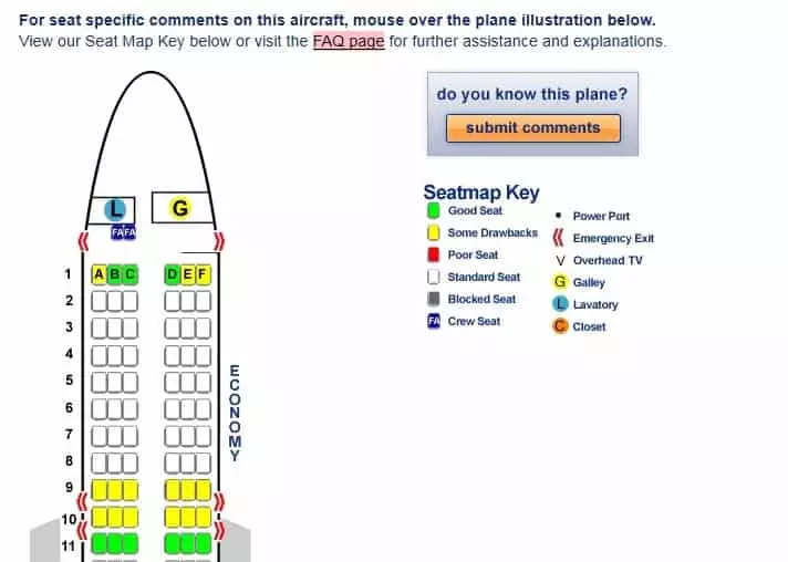 Seatguru ค้นหาที่นั่งเครื่องบินที่ดีที่สุดล่วงหน้า