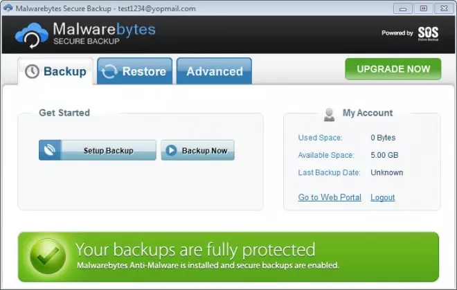 نرم افزار پشتیبان گیری امن malwarebytes