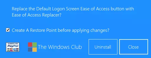 Windows 8 ၏ လော့ဂ်အင်မျက်နှာပြင်သို့ ကိရိယာများ ထည့်ပါ။